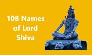 108 Names of Lord Shiva - Bharat Articles
