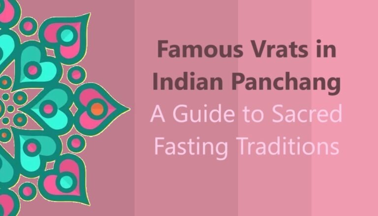 Famous Vrats in Indian Panchang: Dates and Significance - Bharat Articles