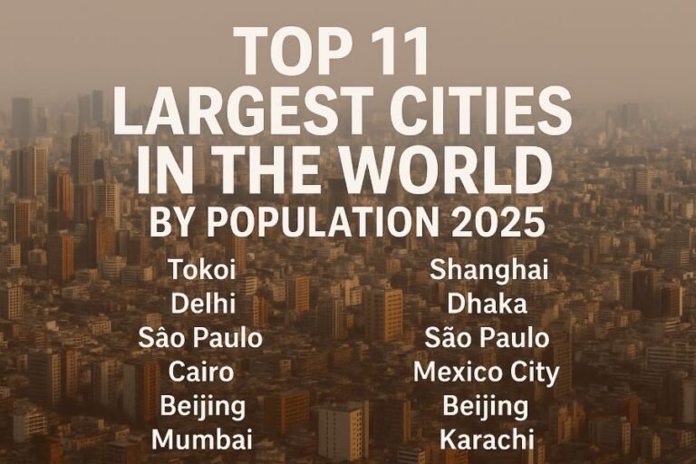 Top 11 Largest Cities in the World by Population in 2025 - Bharat Articles
