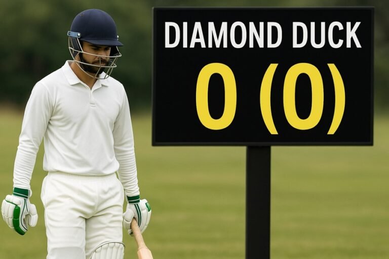 What is a Diamond Duck in Cricket? - Bharat Articles