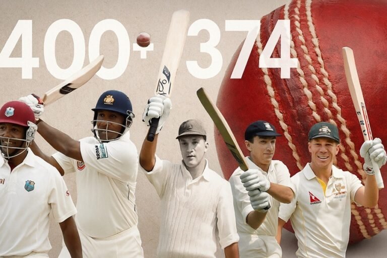 Top 10 Highest Test Score by a Batsman - Bharat Articles
