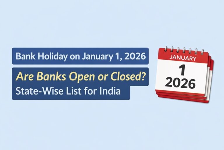 Bank Holiday on January 1, 2026: Are Banks Open or Closed? State-Wise ...