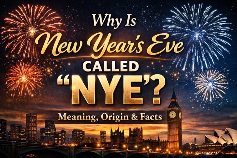 Why Is New Year’s Eve Called “NYE”? Meaning, Origin and Facts - Bharat ...