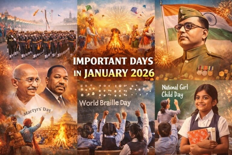 Important Days In January 2026: List of National And International ...