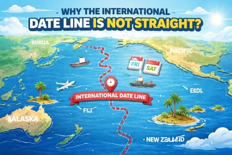 Why the International Date Line Is Not Straight - Bharat Articles