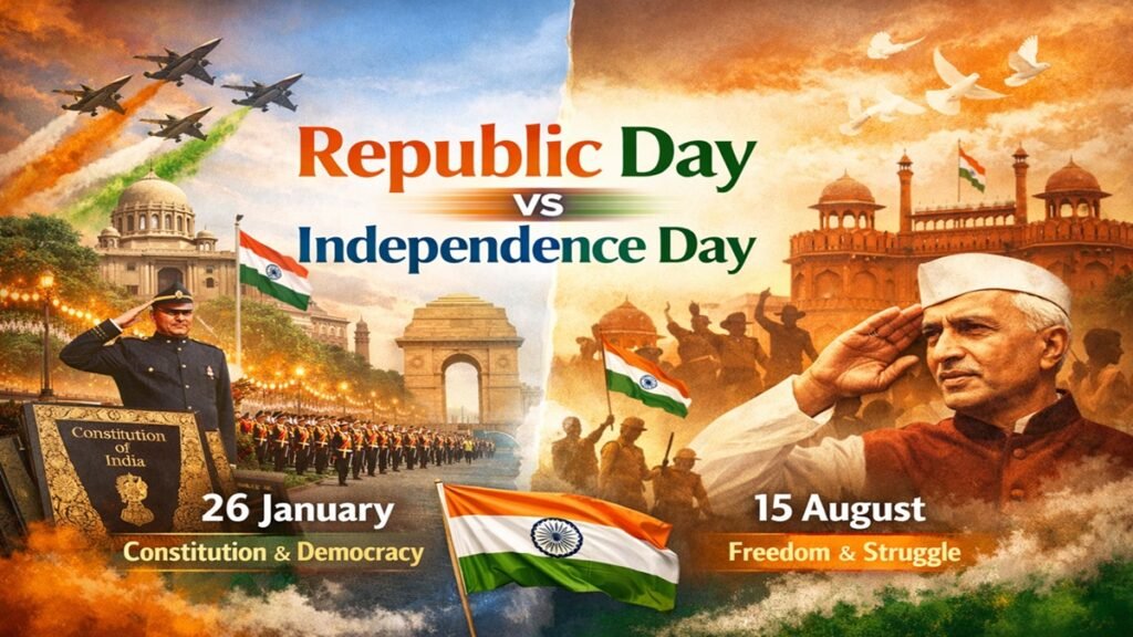 Republic Day vs Independence Day: Difference, Significance, and Why ...