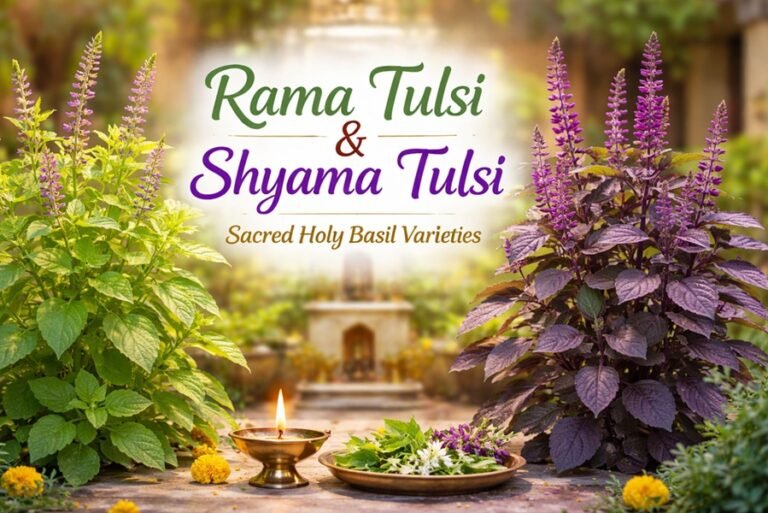 Rama and Shyama Tulsi: A Complete Guide to Sacred Holy Basil Varieties ...