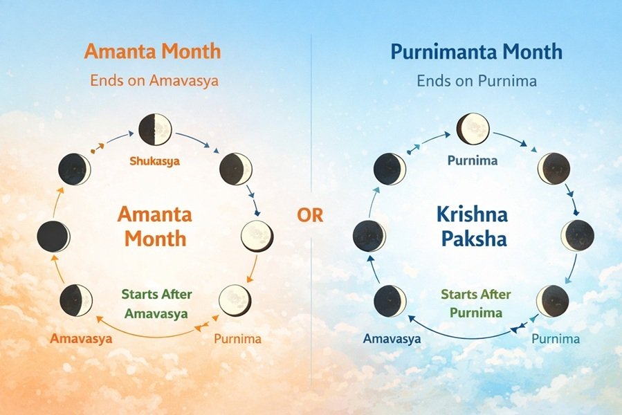 Amanta Month and Purnimanta Month: Meaning, Difference & Importance in ...
