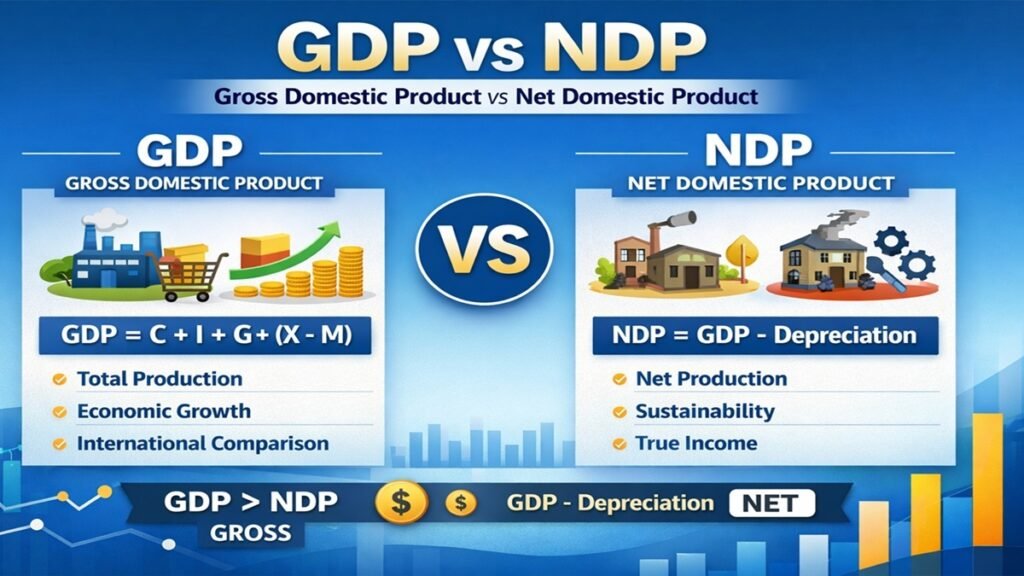 GDP vs NDP: Meaning, Differences, Importance, and Examples - Bharat ...