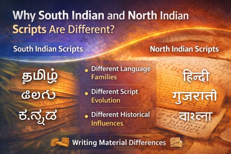 Why South Indian and North Indian Language Scripts Are Different ...